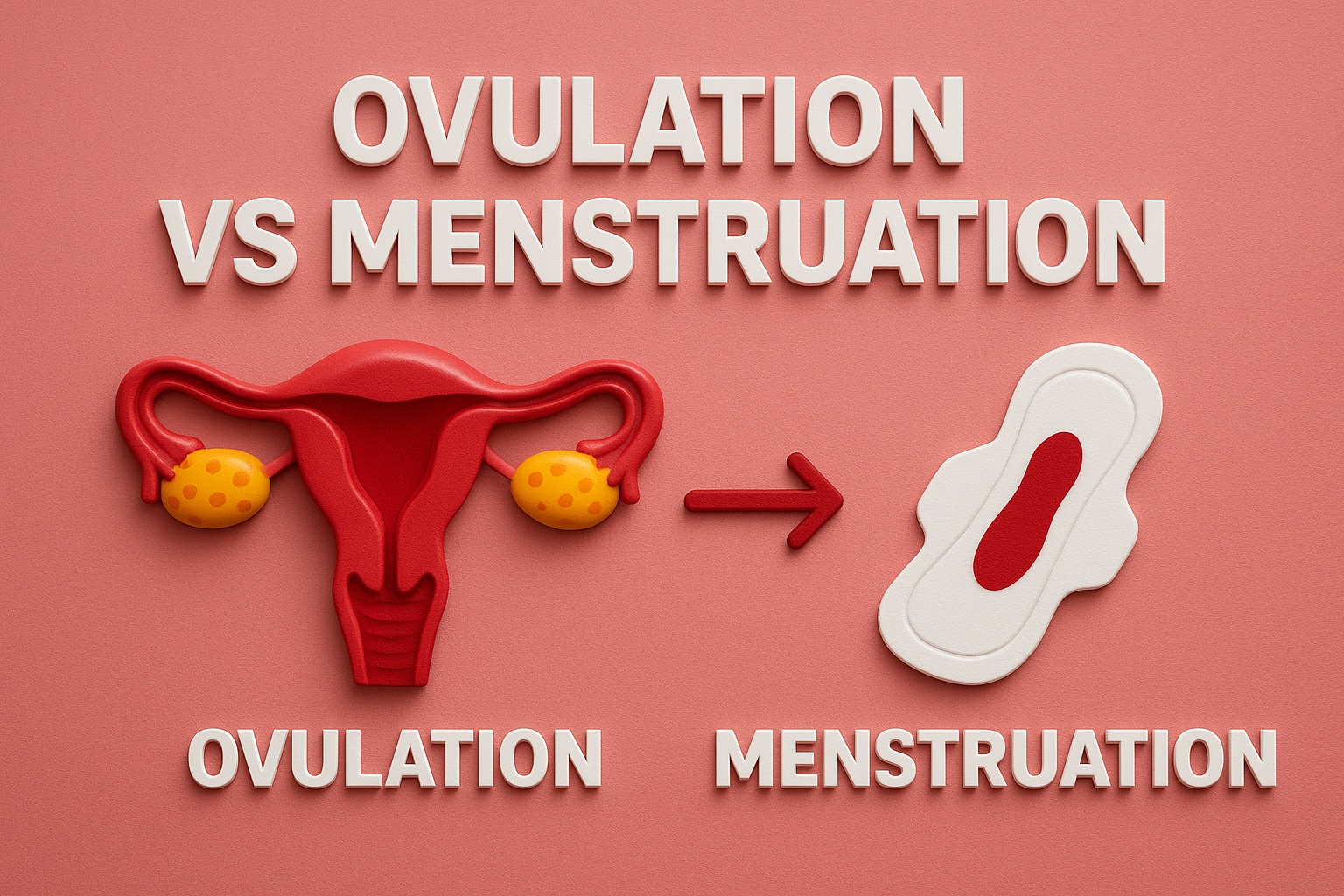 Ovulation vs Menstruation Explained – Key Differences, Symptoms ...